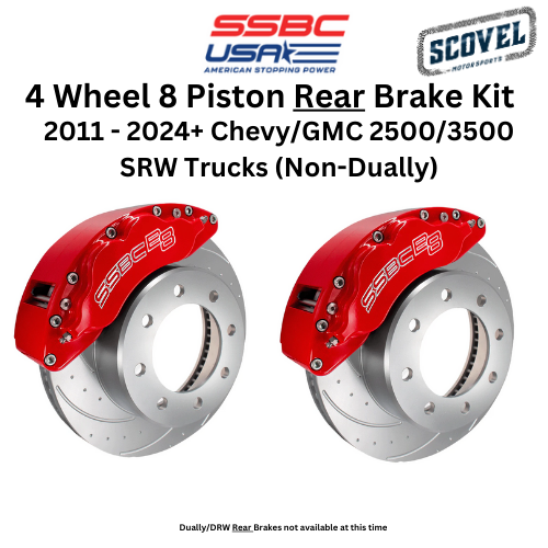 SSBC-USA B8-Barbarian Big Brake Bundle 2011-2025+ Chevy/GMC 2500/3500 ...