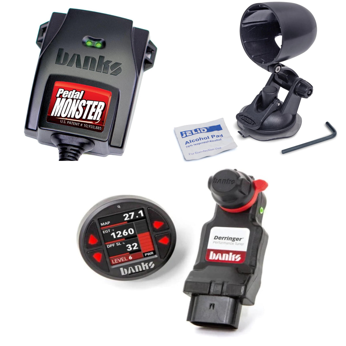 Derringer - iDash - Pedal Monster Combo (w/ Display Mount) (17-19 L5P ...